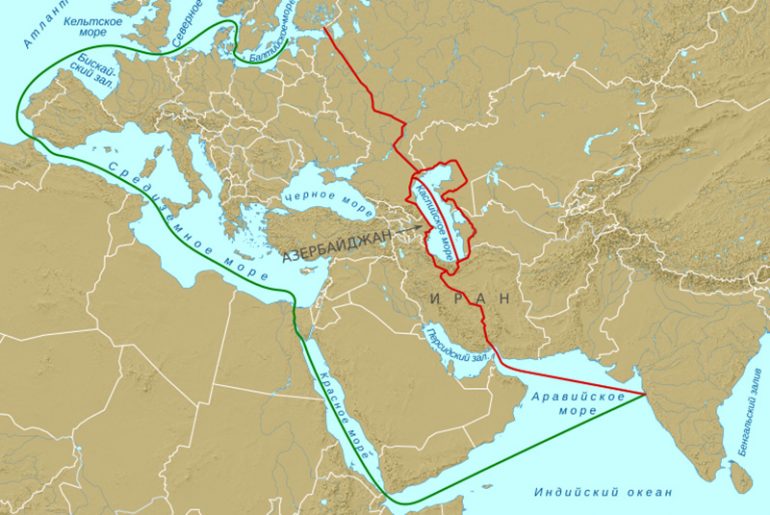 The Trade Corridor That Connects Russia, Iran, India & Azerbaijan ...