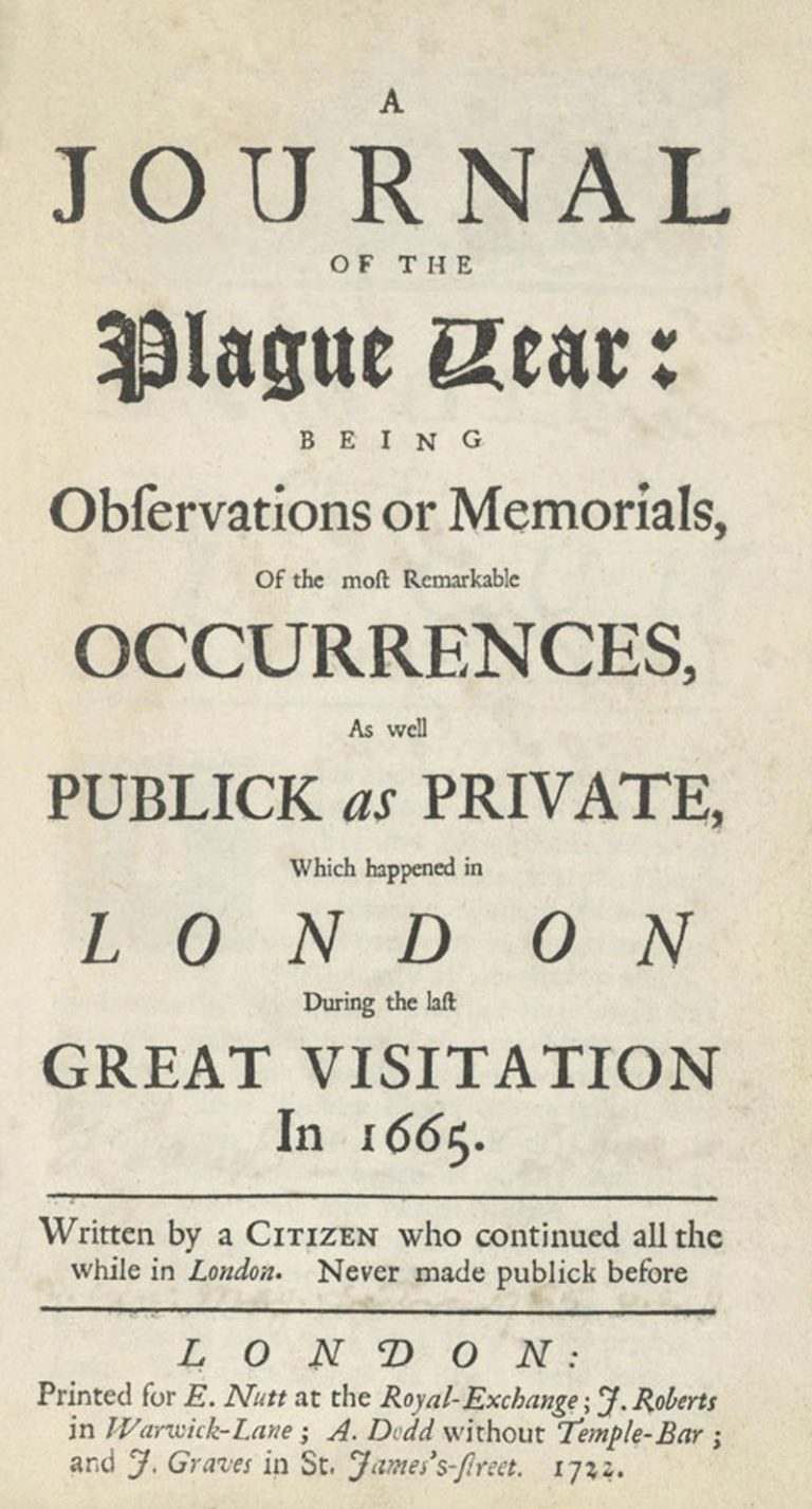 Daniel Defoe & A Journal Of The Plague Year | Madras Courier